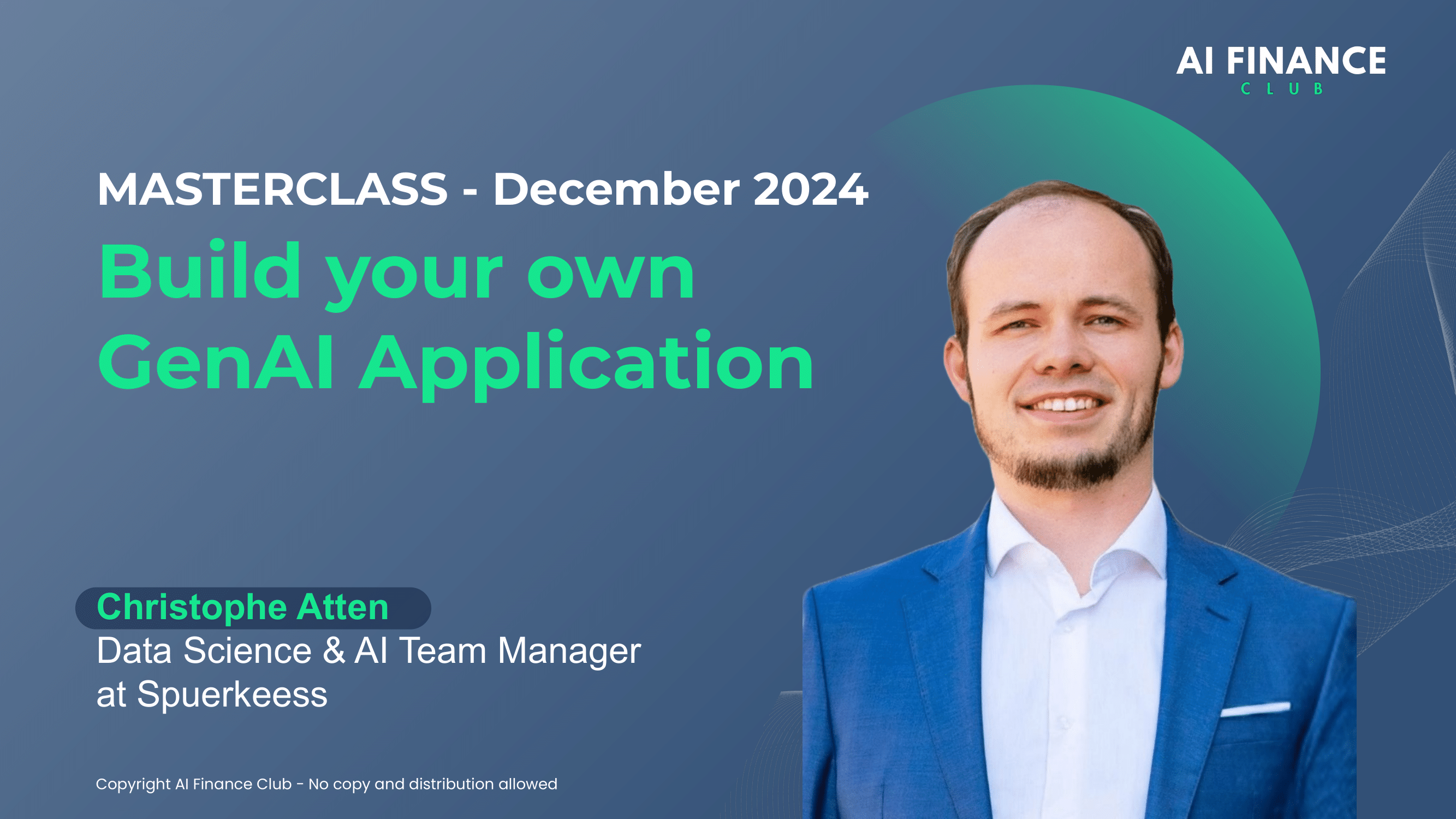 Build your own GenAI Application - AI Finance Club