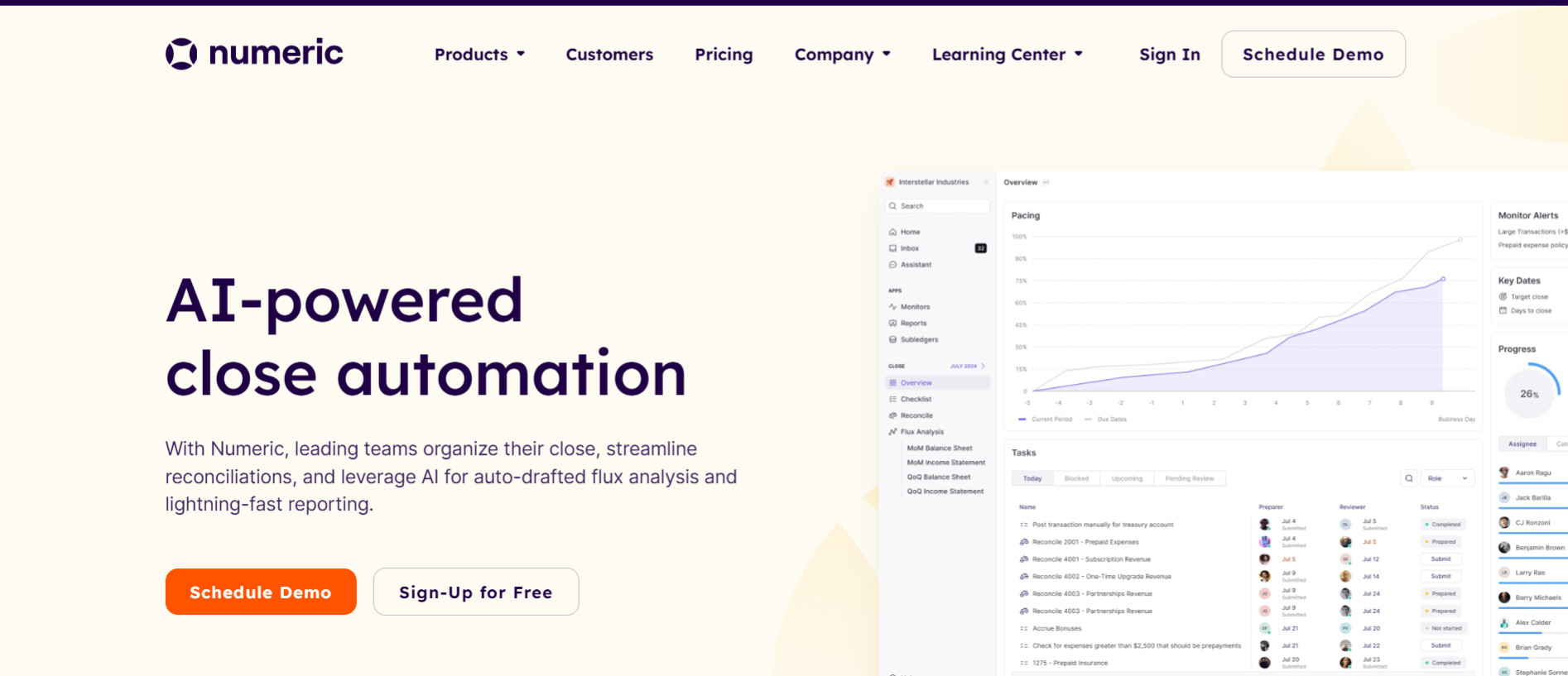 Numeric: AI-powered Close Automation Tool Review - AI Finance Club